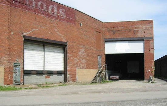 Rear view of the Pittsburgh Warehouse